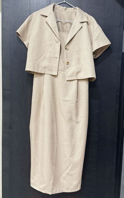 #我要賣 GU 兩件式襯衫連身裙組 $280 - 二手交易板 | Dcard