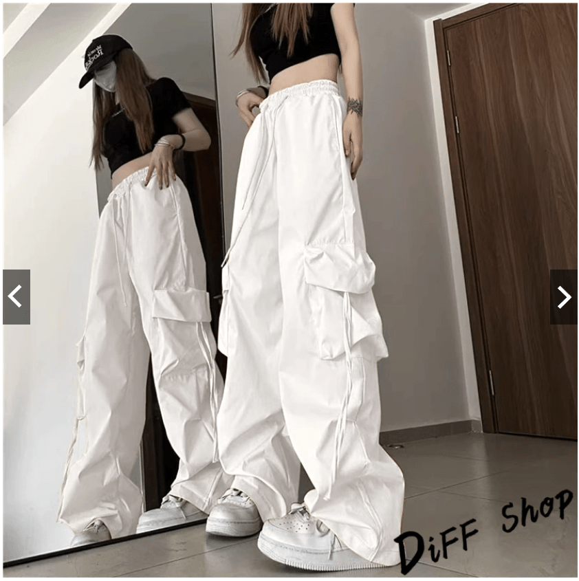 DIFF 韓版寬鬆高腰直筒設計感鬆緊速乾工作褲，今天在限時特價喔！ - 宜蘭宋仲基 (@nevergiveupwin) | Dcard