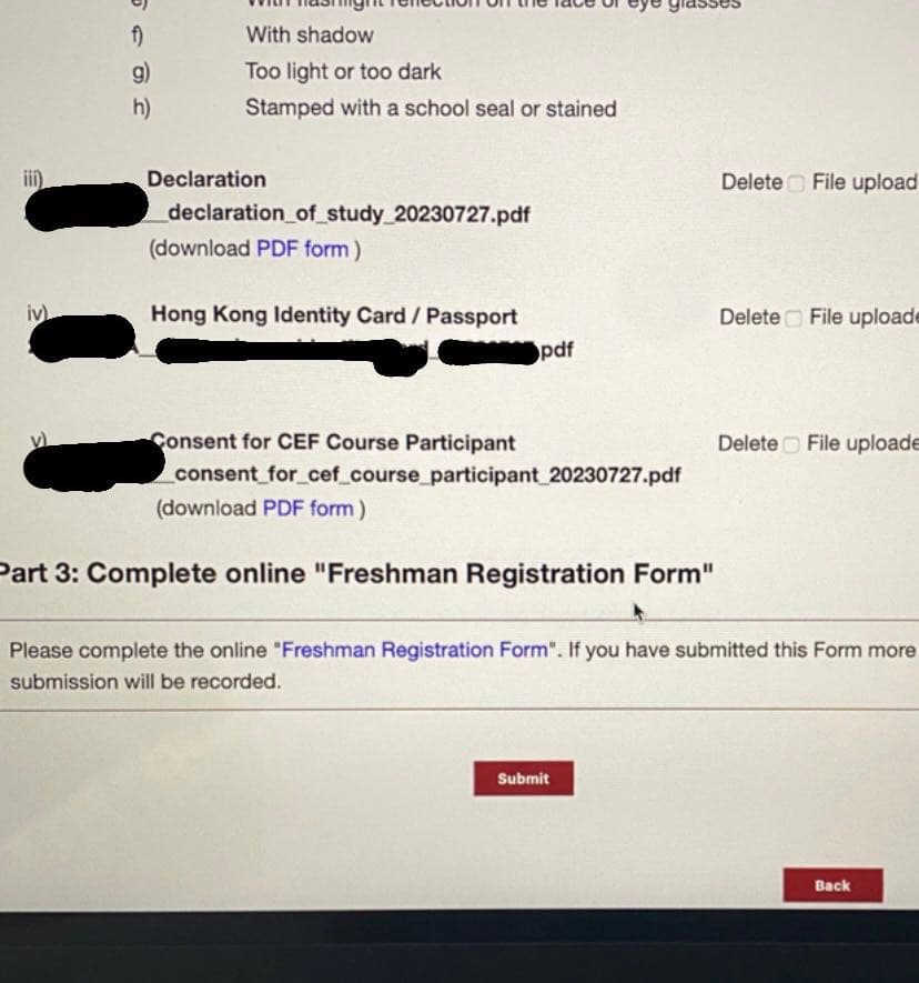 🙏🏻有無人撳完hkcc oaa個submit制都係咁？ - DSE 考生專區板 | Dcard