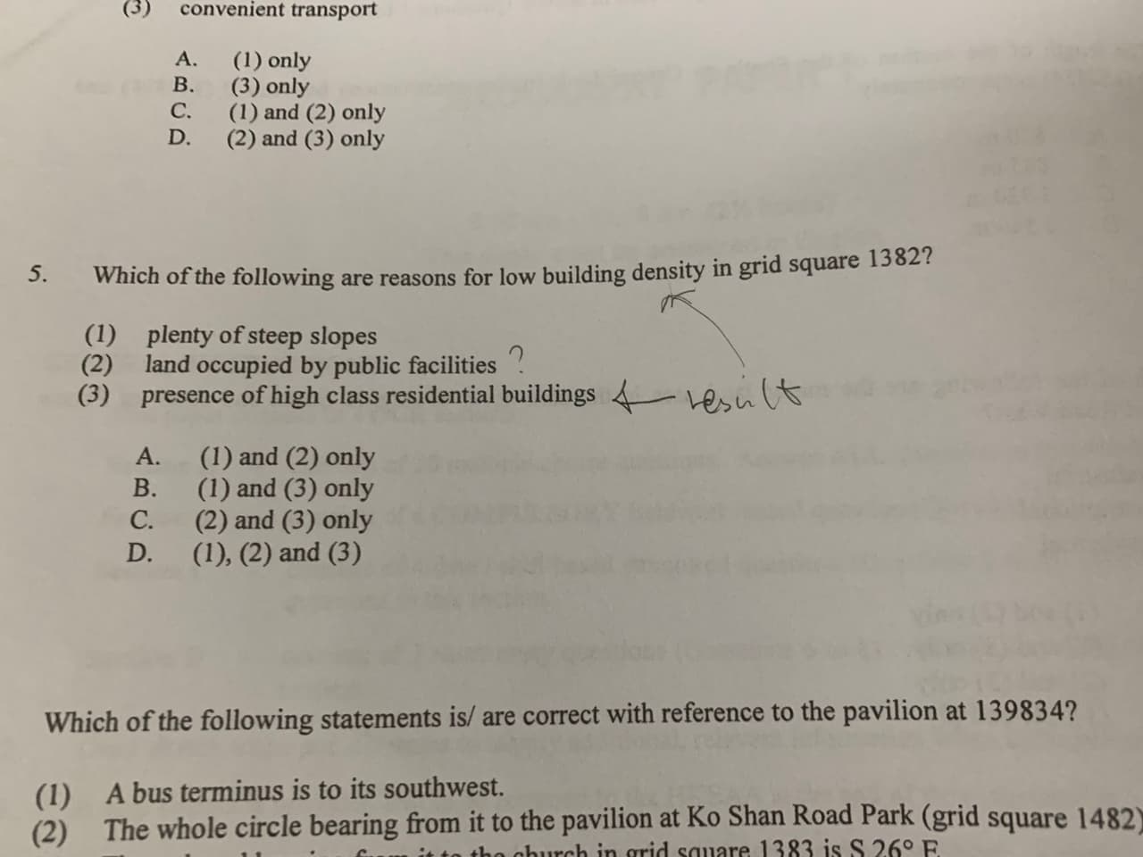 Geog map reading mc:low building density - DSE 考生專區板 | Dcard