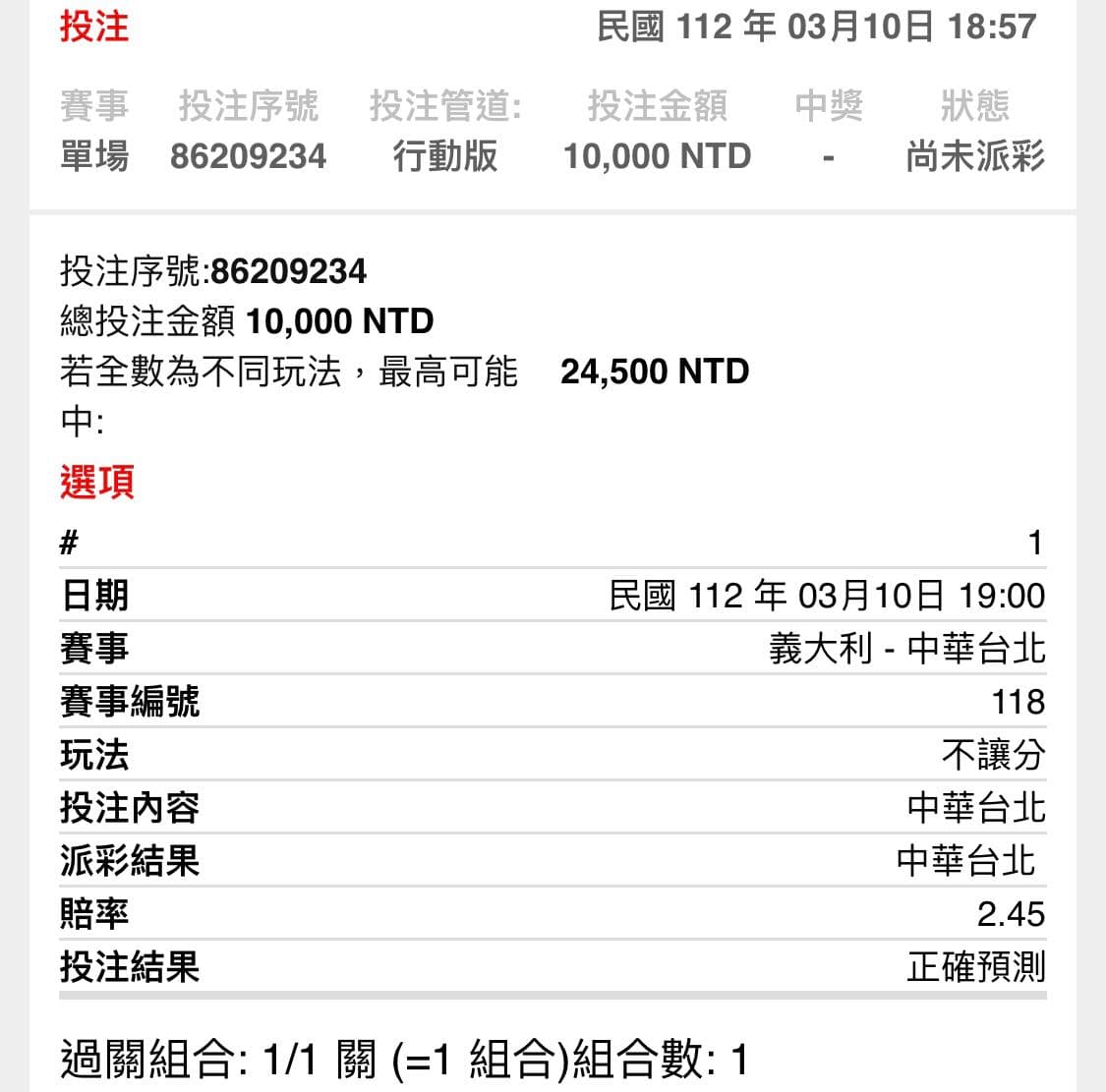 披薩吃起來，恭喜中華隊 - B333 留言 | Dcard