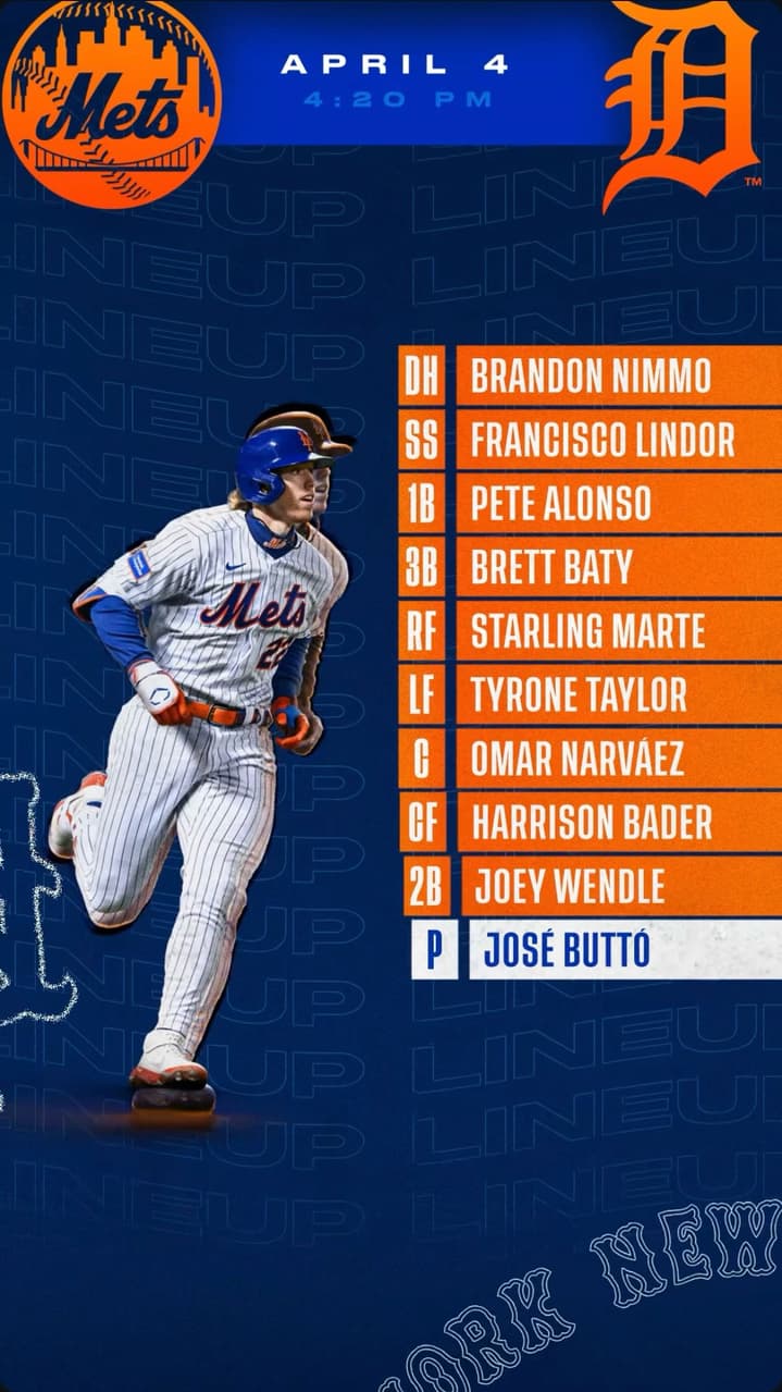 #賽事討論 2024/4/5 MLB 例行賽 雙重賽 G2 / 底特律老虎DET 1:2 紐約大都會NYM / 賽事討論區 - MLB板 | Dcard