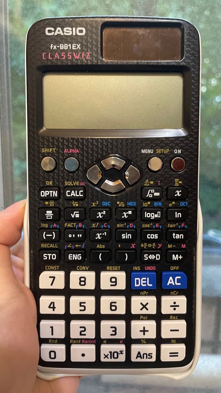 [請益]casio fx-991ex 研究所考試可以用嗎 - 研究所板 | Dcard