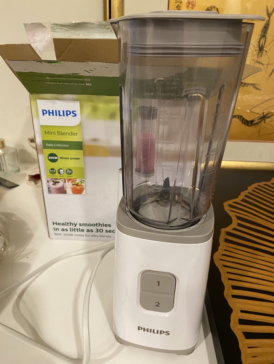 #我要賣 PHILIPS 飛利浦超活氧迷你果汁機 HR2601 - 二手交易板 | Dcard