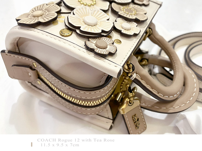 #開箱 Coach Rogue 12 白色茶香玫瑰 - 精品板 | Dcard