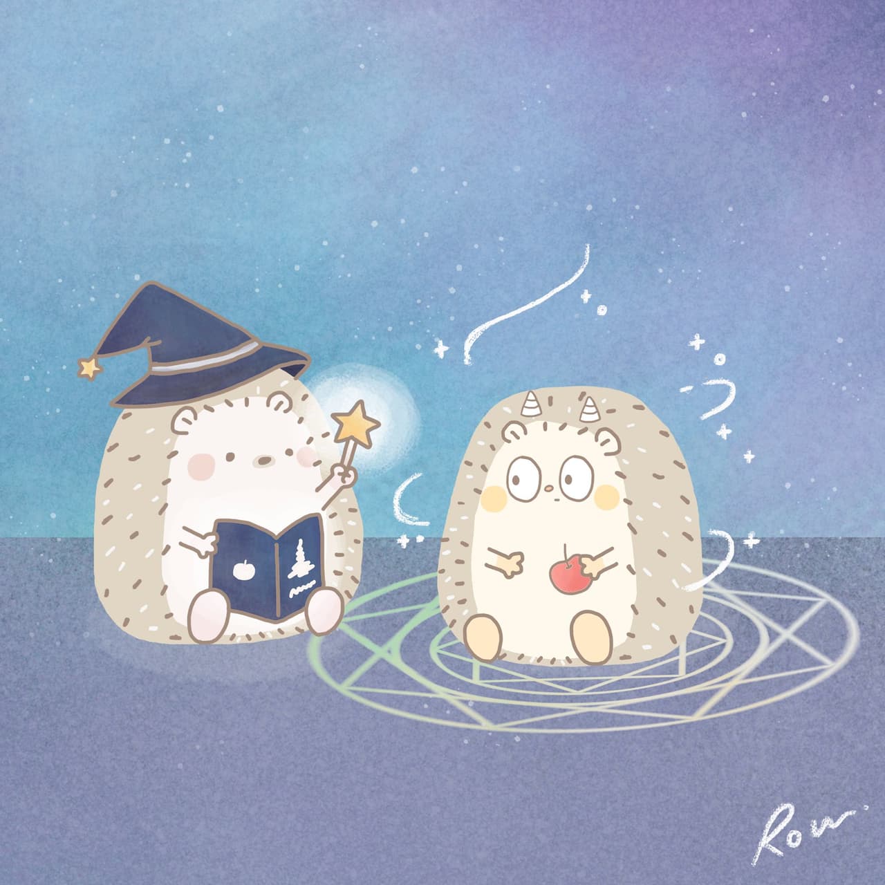 插畫｜刺蝟手機/電腦桌布 - 小糯米 (@littlenormi) | Dcard