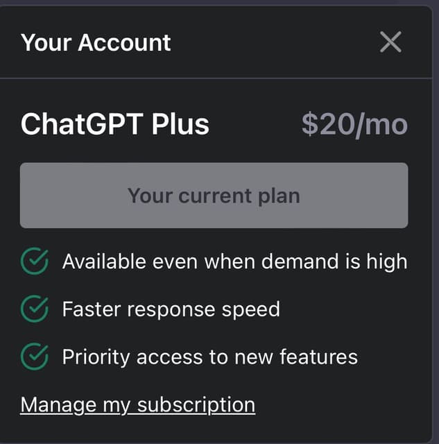 ChatGPT Plus 可以訂閱了 - 科技業板 | Dcard