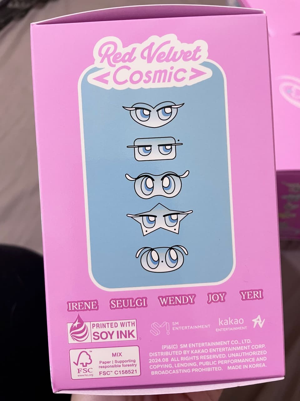 #開箱 Red Velvet Cosmic(Cosmie VER.)娃娃專輯開箱！ - Red Velvet板 | Dcard