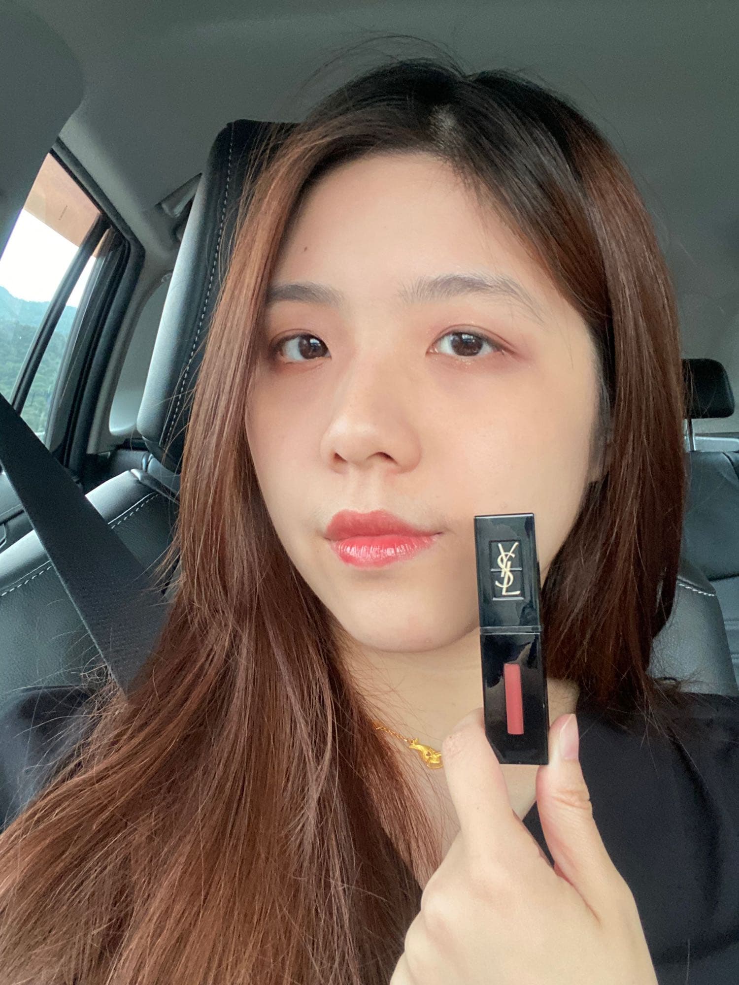 #試色 #分享 YSL 黑管唇釉 440 - 美妝板 | Dcard