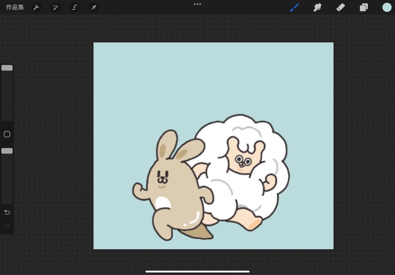 #分享 如何用procreate製作貼圖ᙏ̤̫͚ ♡(後面有懶人包） - 插畫板 | Dcard