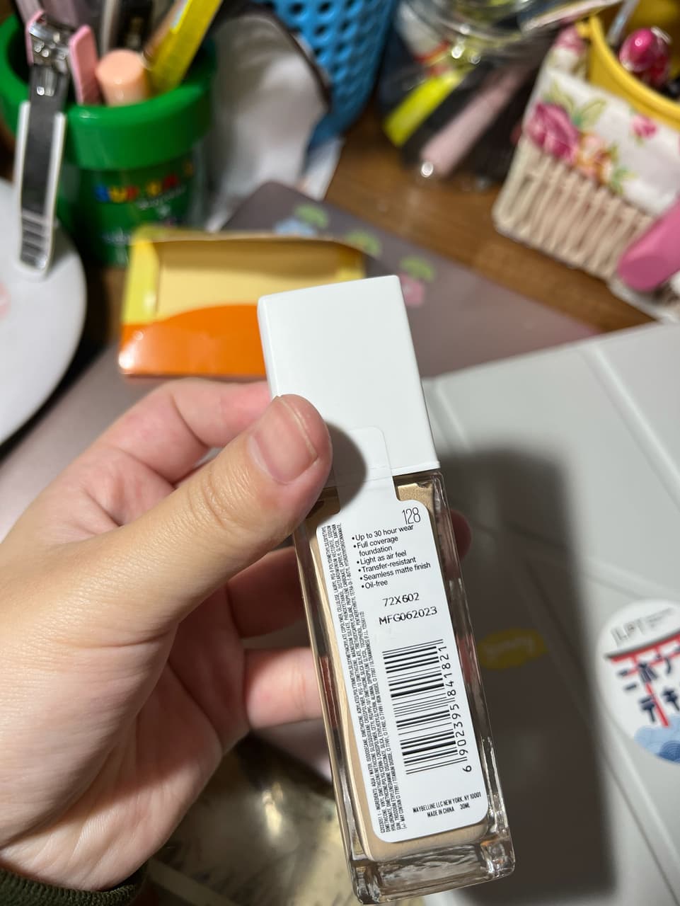 #我要賣 #我要賣 媚比琳 無敵特霧超持久粉底液30ml 128 - 二手交易板 | Dcard