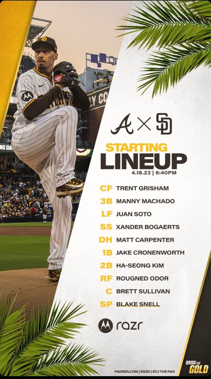 #賽事討論 2023/4/19（三）MLB 例行賽 亞特蘭大勇士ATL vs. 聖地牙哥教士SDP 賽事討論區 - MLB板 | Dcard