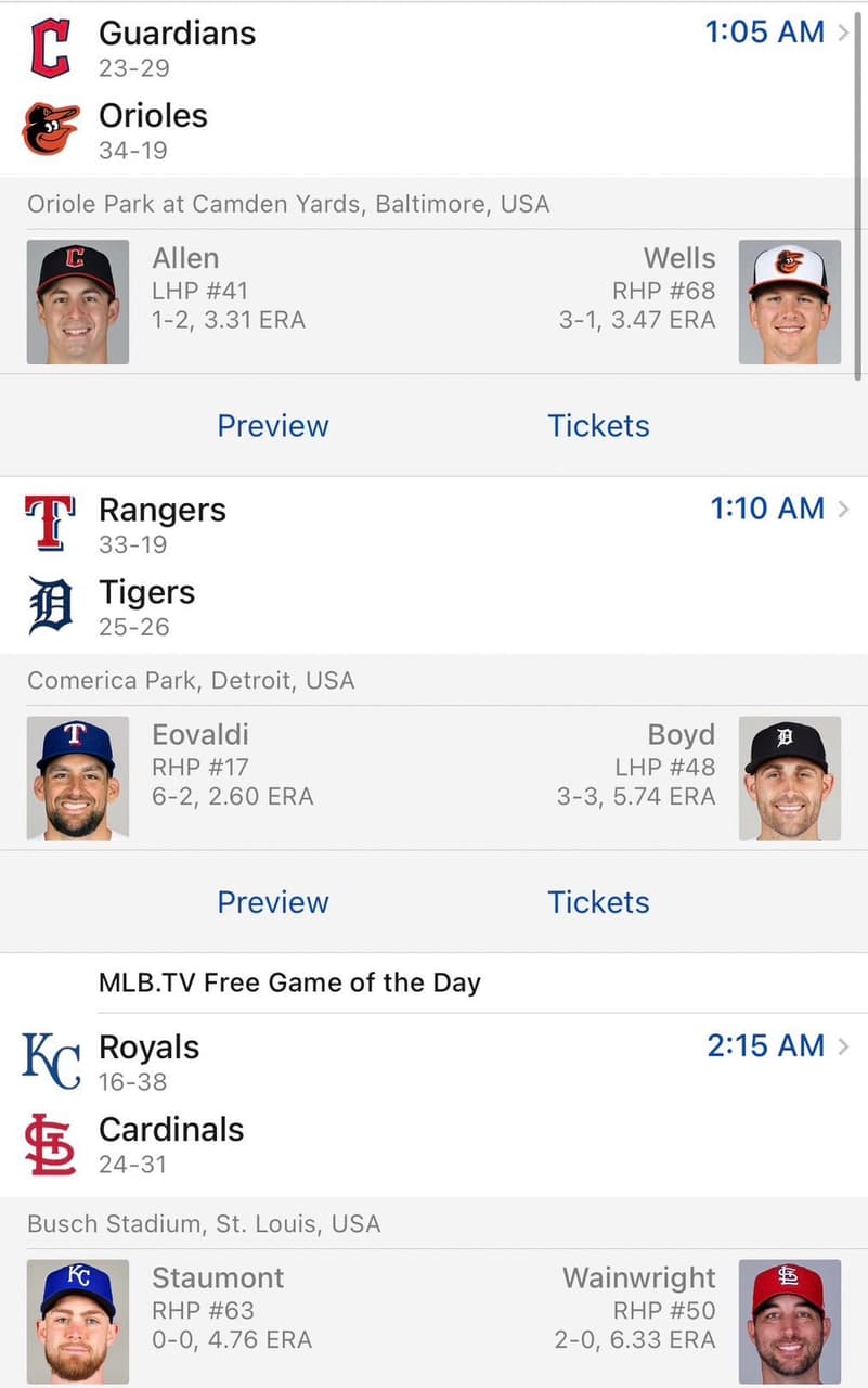 #討論 5/30 MLB各隊先發投手 - MLB板 | Dcard