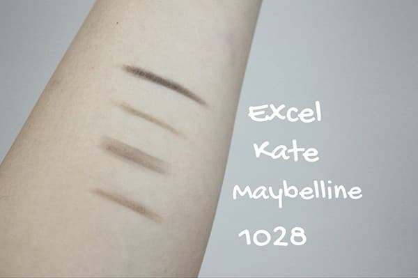 ＃圖 超中肯四款眉筆心得(1028/KATE/EXCEL/媚比琳) - 美妝板 | Dcard