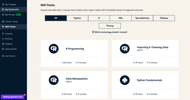 #程式語言 DataCamp 使用心得與費用公開 學習Python數據分析 文末附上2022 60% off 折扣連結 請自行服用 - 課程板 ...