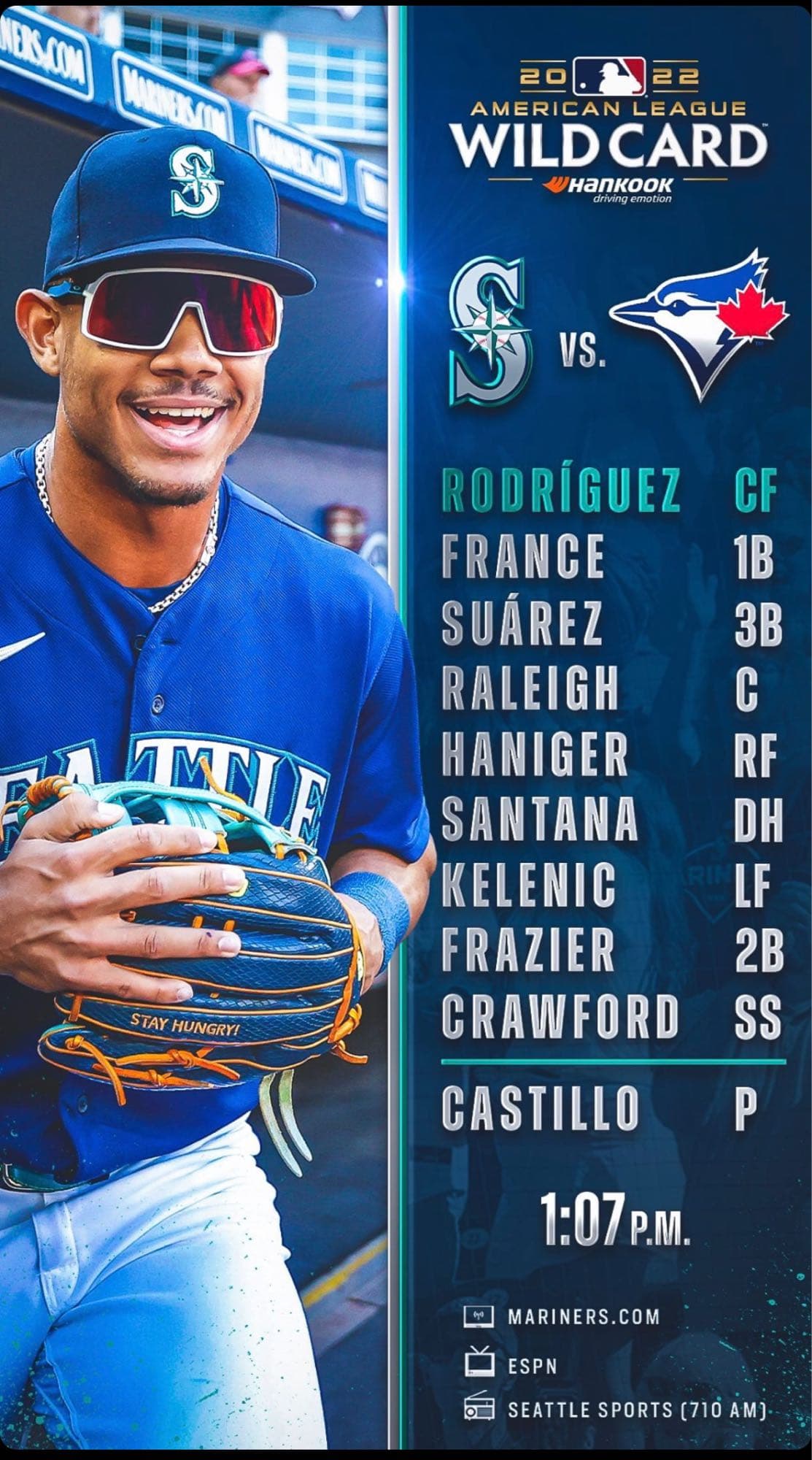 2022.10.8 美聯外卡戰 G1 西雅圖水手 4⃣️ ： 0⃣️ 多倫多藍鳥 賽事討論區 - MLB板 | Dcard