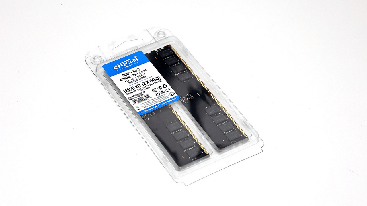 Crucial 大容量 JEDEC 新品 128GB Kit (64GBx2) DDR5–6400 CUDIMM - EnterBox (@enterbox) | Dcard
