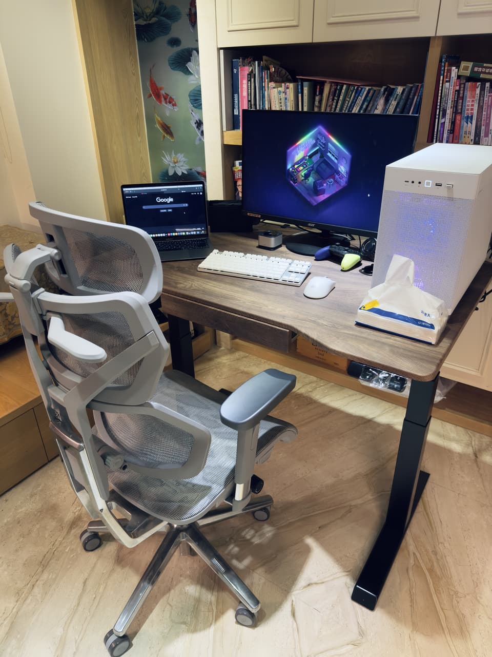 從改善腰痠變孝敬媽媽? irocks D01-DX 高品質升降桌開箱 - 居家生活板 | Dcard