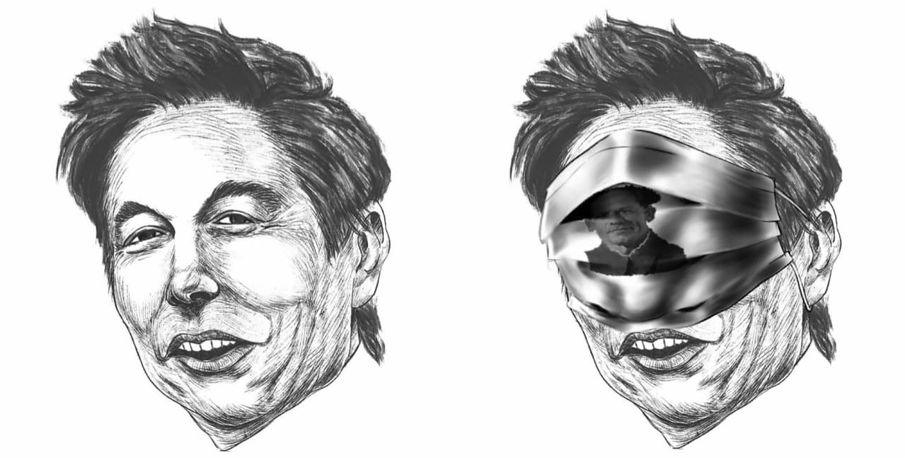 Elon Mask - 插畫板 | Dcard