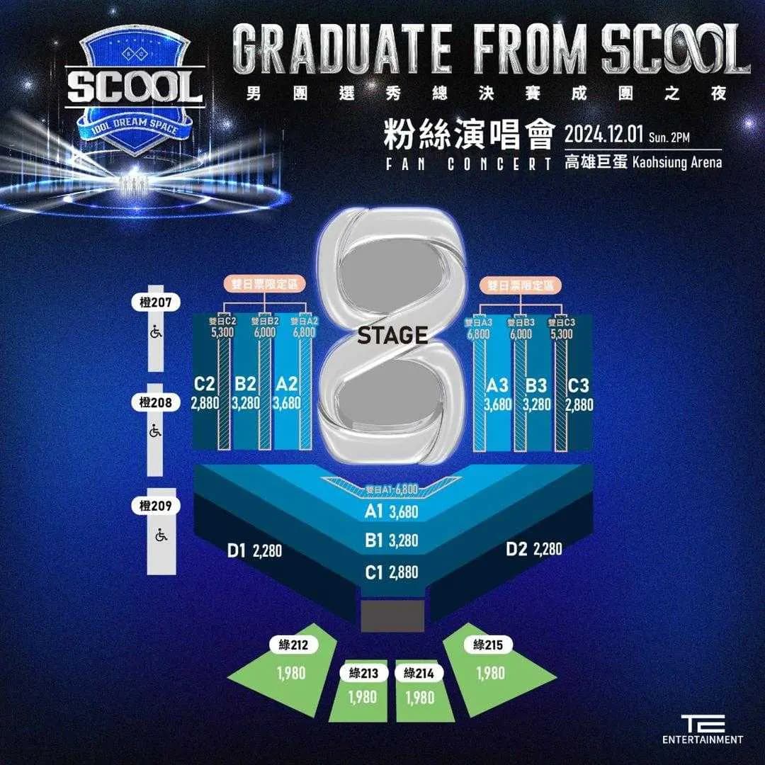 #討論 SCOOL演唱會選位 - SCOOL板 | Dcard