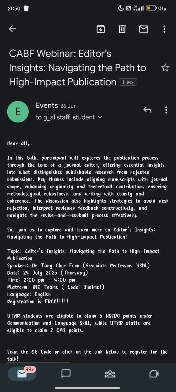 这个是线上讲座还是什么？ - UTAR板 | Dcard