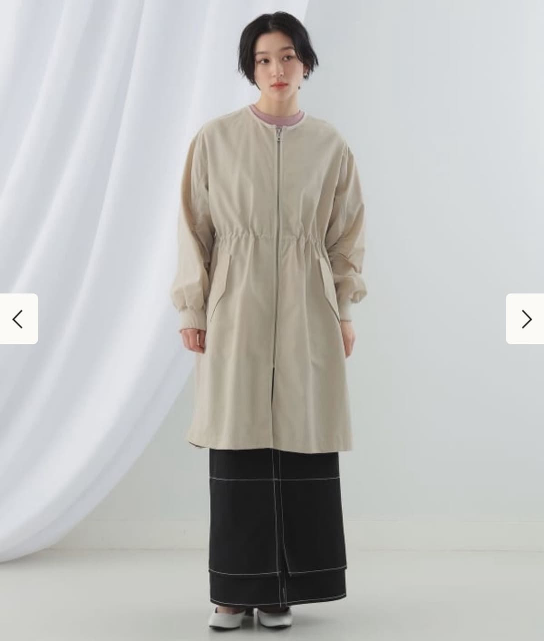 #我要賣 Ray BEAMS 後打褶拉鍊大衣 - 二手交易板 | Dcard