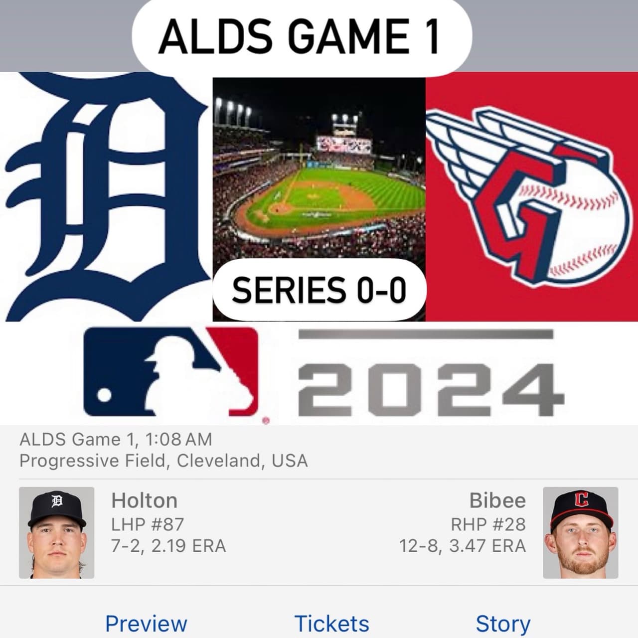 2024 MLB ALDS G1 / 老虎 VS. 守護者 / 個版閒聊 - 笑一笑投入你懷裡然後撒嬌 (@crybaby_9035) | Dcard