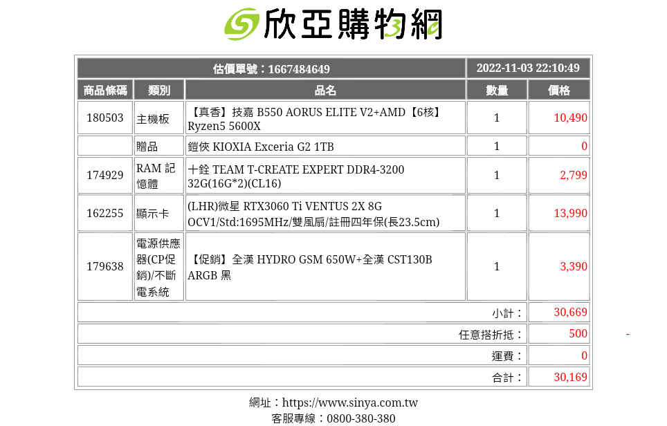 33K DIY電腦菜單健檢#請益 - 3C板 | Dcard