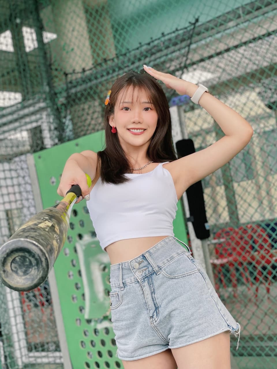 來看球賽了啦～(⁎⁍̴̛ᴗ⁍̴̛⁎)💙 - 奶昔昔 (@xixi0622) | Dcard