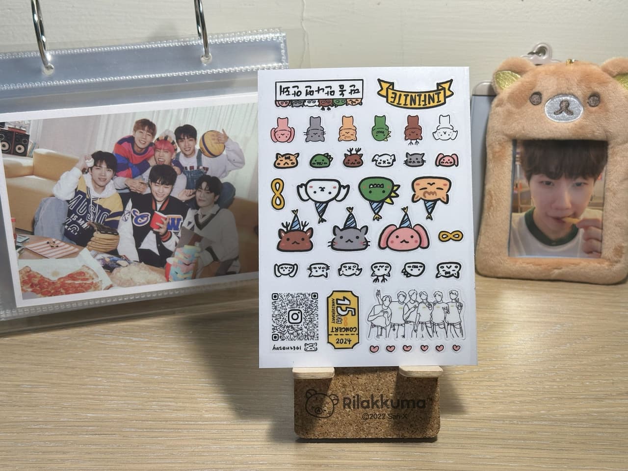 #分享 A6手繪無限貼紙應援 - INFINITE板 | Dcard