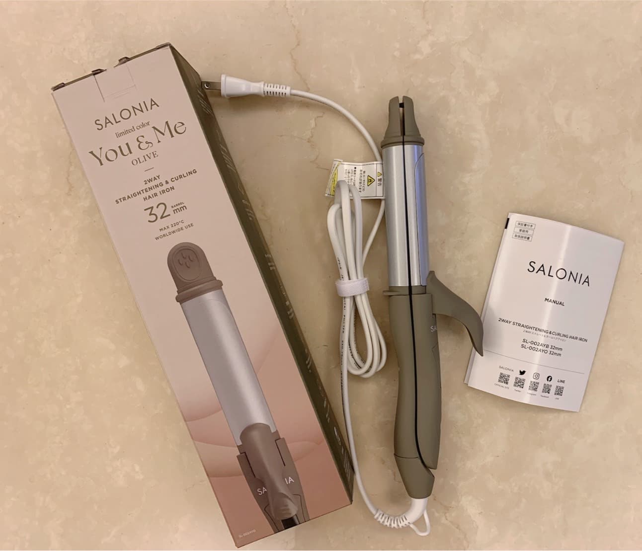 #開箱文 SALONIA 32mm兩用直捲髮 - 美髮板 | Dcard