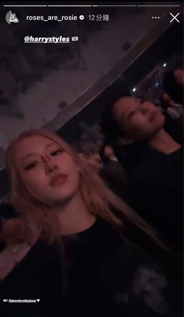 #分享 Rosé&Jennie參加Harry的演唱會!!!!! - BLACKPINK板 | Dcard