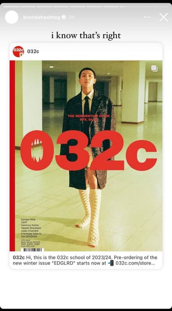 #分享 RM 登上《032c》第44期封面 - BTS板 | Dcard