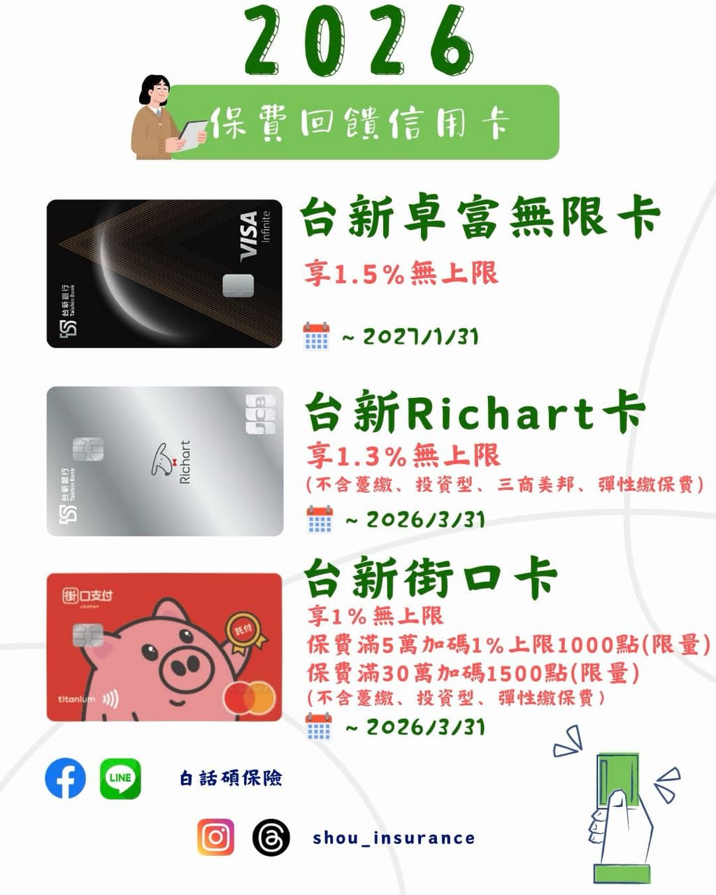 2026信用卡 的相關討論與真實心得｜Dcard