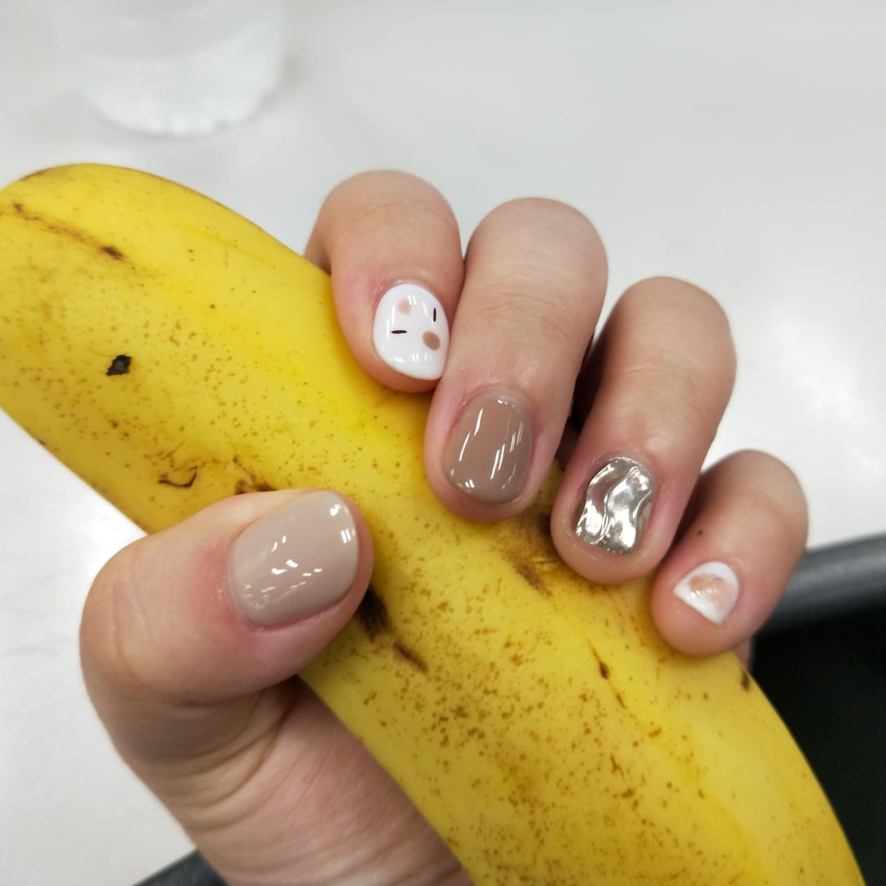 台北高cp美甲💅 氣質奶茶配色可愛到爆 美甲板 Dcard