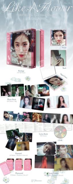 #情報 🎀 IRENE SOLO《Like A Flower》專輯配置 - 追星板 | Dcard