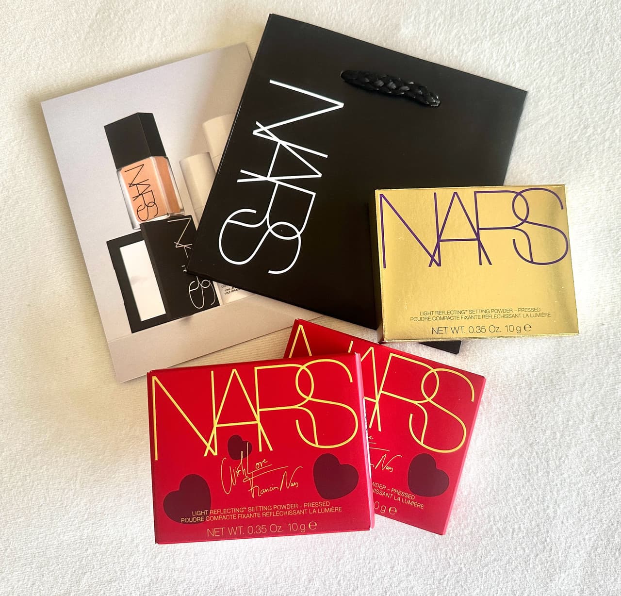 #我要賣 (已售) 全新NARS限量版小白餅850、星沙金900 - 二手交易板 | Dcard