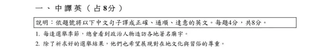 問題 英文翻譯 重考板 Dcard