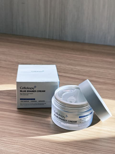 #開箱 #分享Cellology Blue Eraser 湛藍膠囊水凝霜 #開箱使用心得 #Cellology #Cellology台灣 ...
