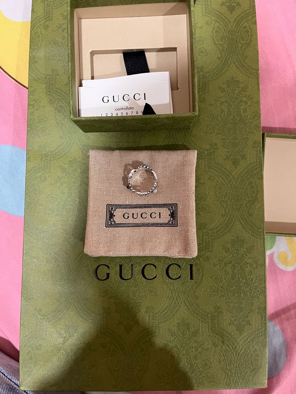 #開箱 Gucci雛菊戒指 - 精品板 | Dcard