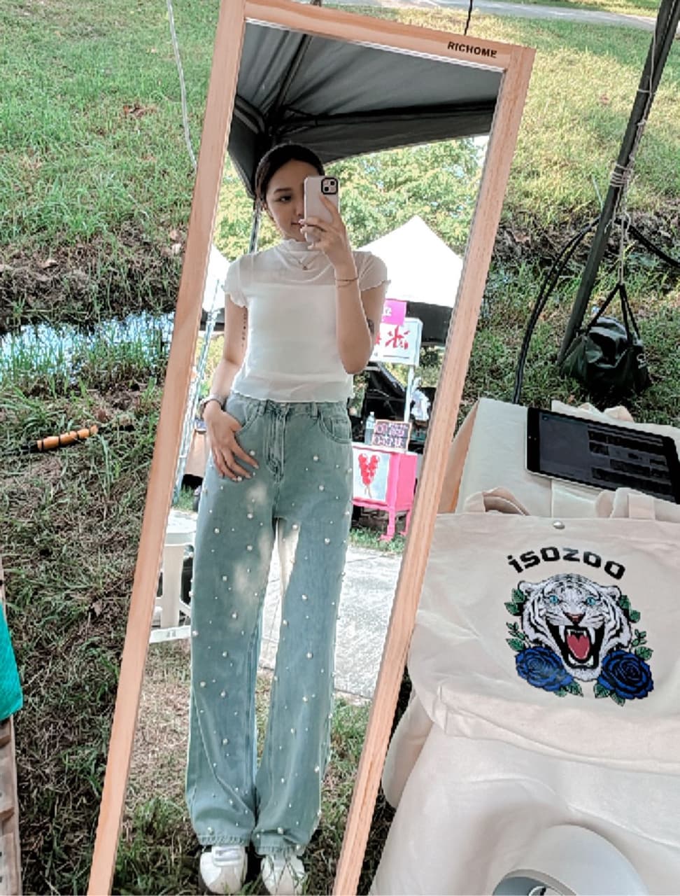 #分享 浮誇珍珠褲穿搭 - 小雞🐤 (@derrica) | Dcard