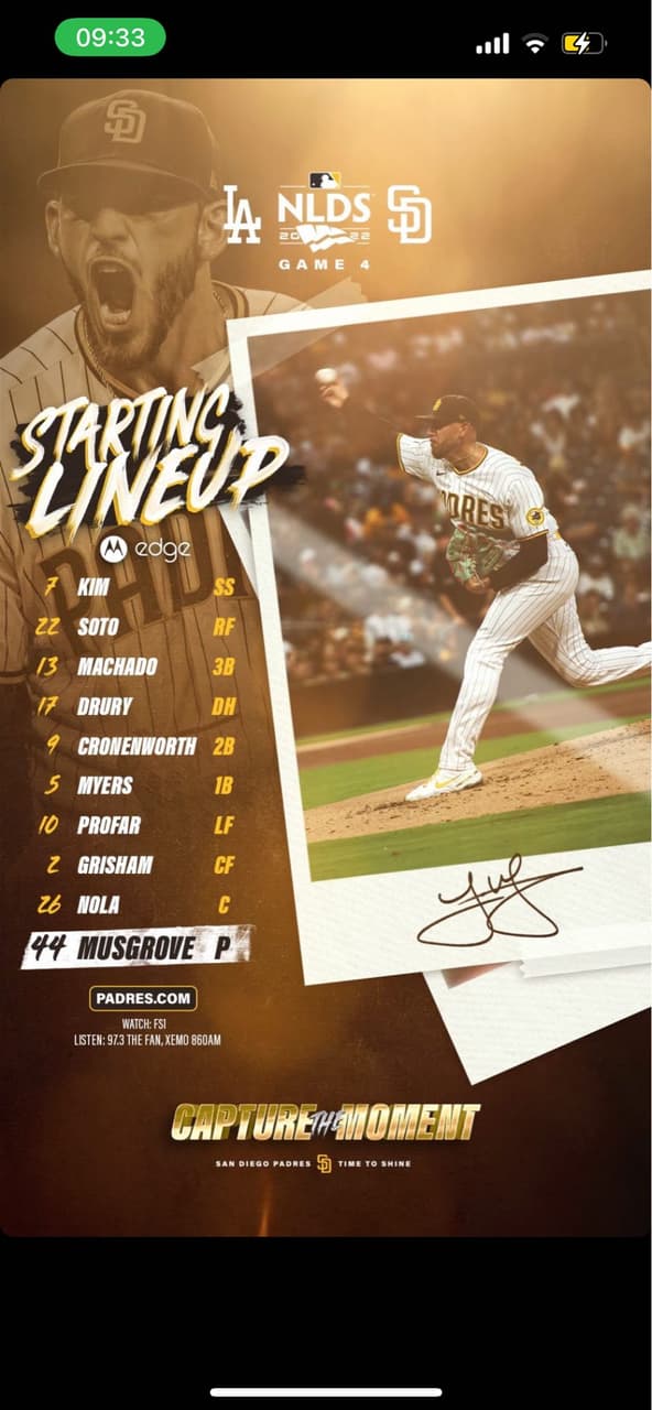 2022.10.16 國聯分區系列賽 洛杉磯道奇 vs. 聖地牙哥教士 G4 賽事討論區 - MLB板 | Dcard