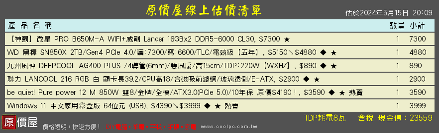 新手電腦組機挑選懶人包 - B65 留言 | Dcard