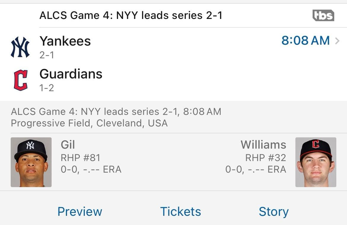 #討論 2024/10/19 ALCS G4 洋基 VS. 守護者 先發投手預告 - MLB板 | Dcard