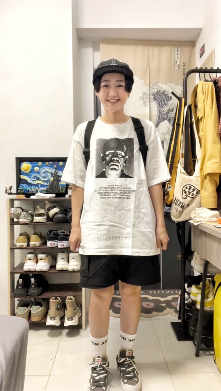 #日常穿搭 GU Unisex穿搭Cp值好高的兩穿寬版工作褲 - 穿搭板 | Dcard