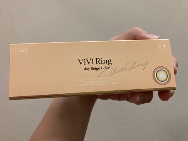 Olens-ViVi Ring 日拋 Beige - 隱形眼鏡板 | Dcard
