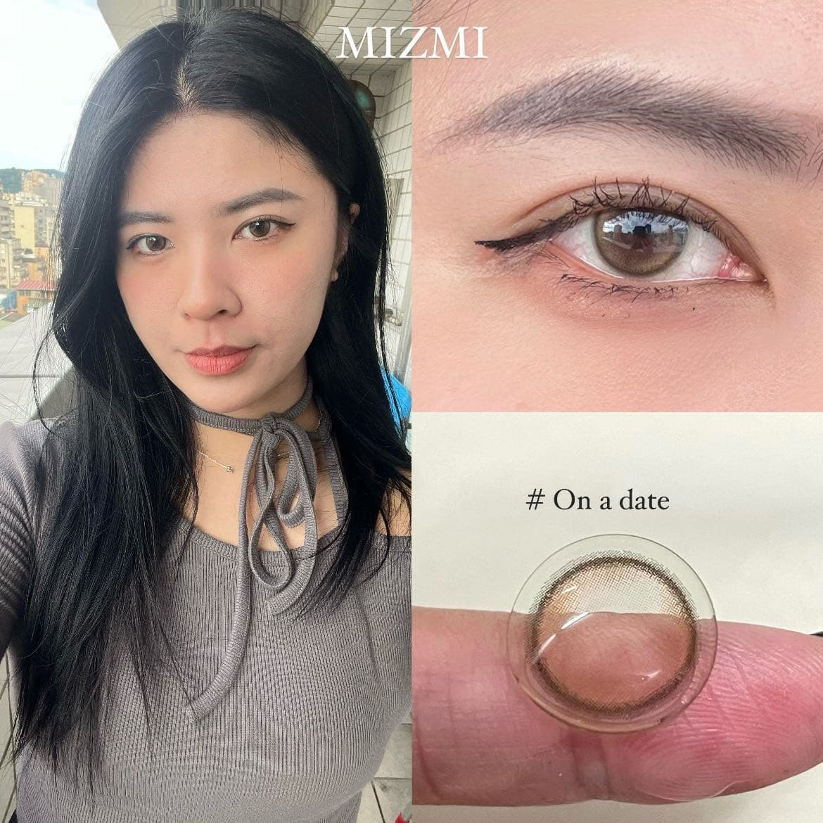 深瞳有福惹🫶🏻ㅣMIZMI日拋5色全實戴ㅣeyes 9 - 柒柒(*´∀`)~♥ (@aachi777) | Dcard