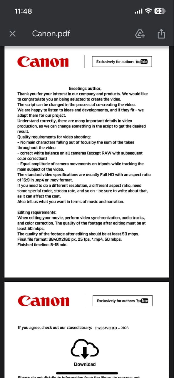 Canon合作邀約？ - YouTuber板 | Dcard