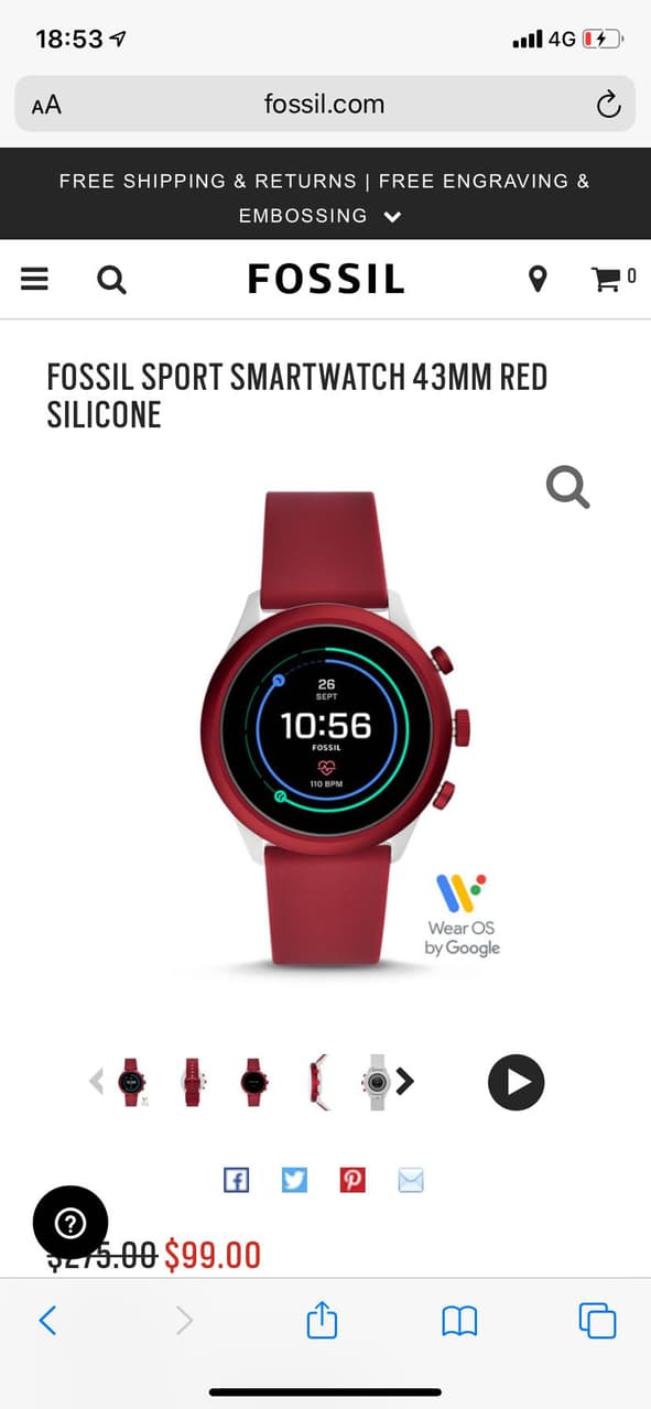 請問有人有用過Fossil的智慧手錶嗎？ - 3C板 | Dcard