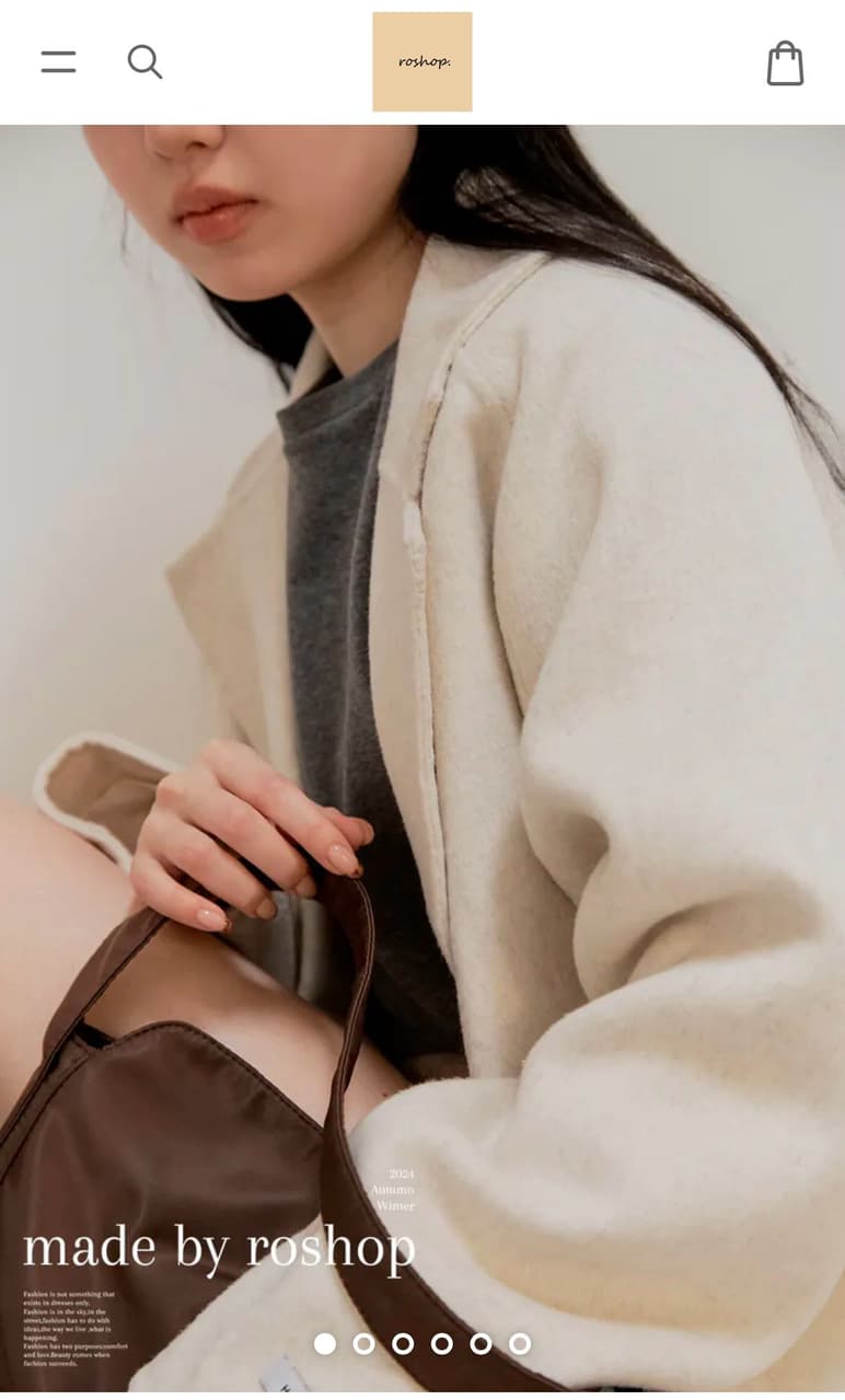 #我要買 roshop 鬆弛感中長款100%羊毛大衣-燕麥 - 二手交易板 | Dcard